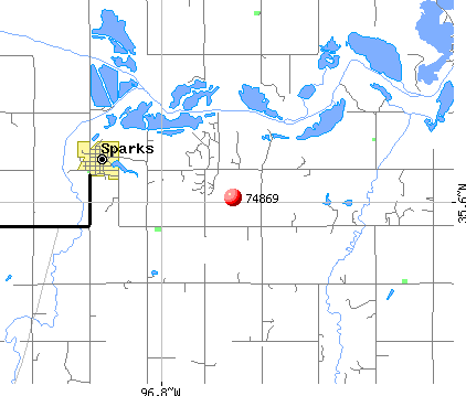 74869 Zip Code (Sparks, Oklahoma) Profile - homes, apartments, schools ...