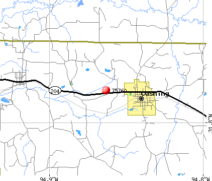 75760 Zip Code (Cushing, Texas) Profile - homes, apartments, schools ...
