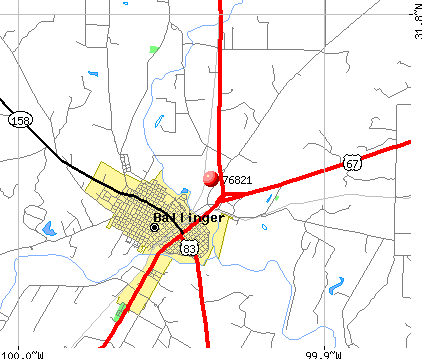 76821 Zip Code (Ballinger, Texas) Profile - homes, apartments, schools ...