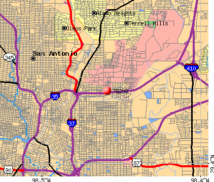 78208 Zip Code (San Antonio, Texas) Profile - homes, apartments ...
