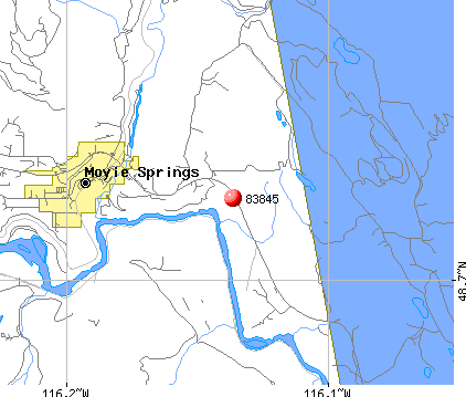83845 Zip Code (Moyie Springs, Idaho) Profile - homes, apartments ...