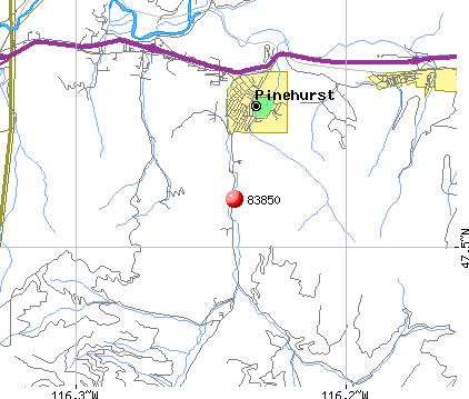 83850 Zip Code (Pinehurst, Idaho) Profile - homes, apartments, schools ...
