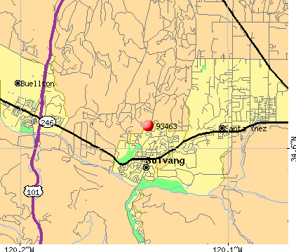 Zip Code For Solvang Ca
