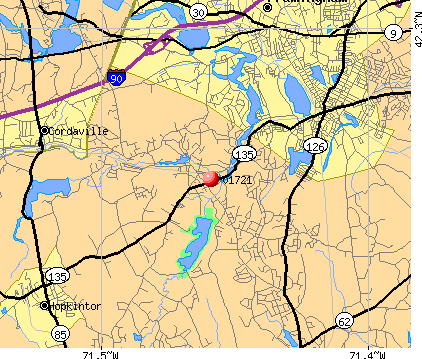 01721 Zip Code (Massachusetts) Profile - homes, apartments, schools ...