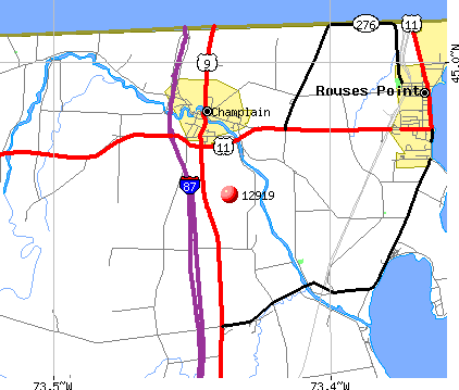 12919 Zip Code (Champlain, New York) Profile - homes, apartments, schools, population, income ...