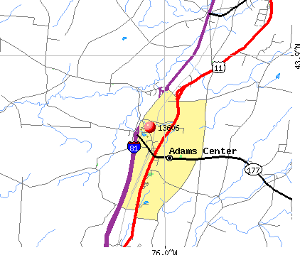 13606 Zip Code (Adams Center, New York) Profile - homes, apartments ...