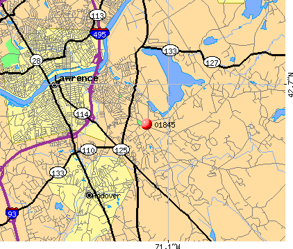 01845 Zip Code (Massachusetts) Profile - homes, apartments, schools ...