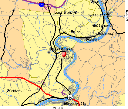 15419 Zip Code (California, Pennsylvania) Profile - homes, apartments ...