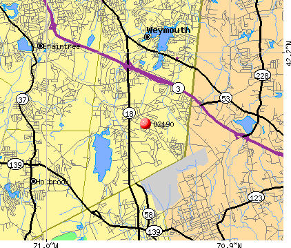 02190 Zip Code (Weymouth Town, Massachusetts) Profile - homes ...