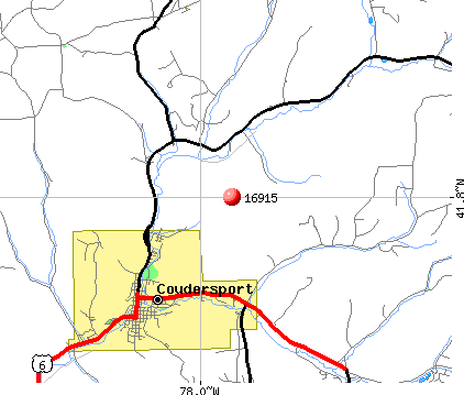 16915 Zip Code (Coudersport, Pennsylvania) Profile - homes, apartments, schools, population ...