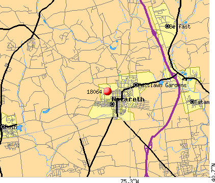 18064 Zip Code (Nazareth, Pennsylvania) Profile - homes, apartments ...