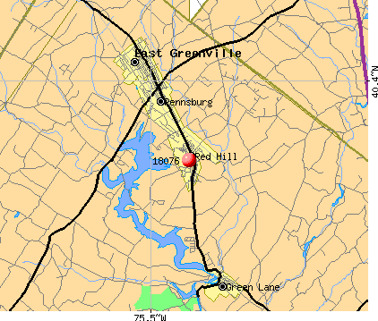 18076 Zip Code (Red Hill, Pennsylvania) Profile - homes, apartments ...