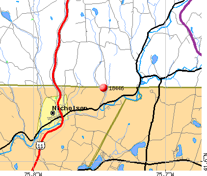 18446 Zip Code (Nicholson, Pennsylvania) Profile - homes, apartments ...