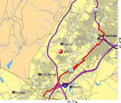 18517 Zip Code (Taylor, Pennsylvania) Profile - homes, apartments ...