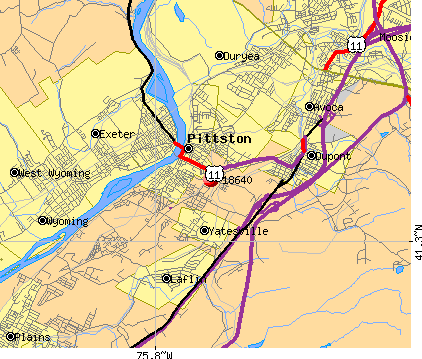 18640 Zip Code (Pittston, Pennsylvania) Profile - homes, apartments ...