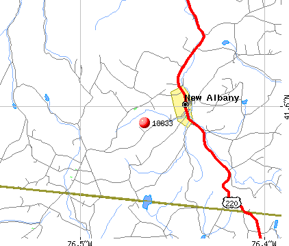 18833 Zip Code (New Albany, Pennsylvania) Profile - homes, apartments ...