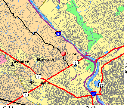 19004 Zip Code (Pennsylvania) Profile - homes, apartments, schools ...
