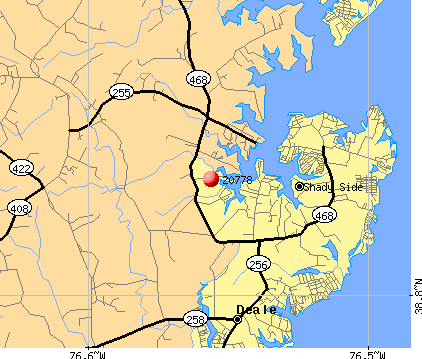 20778 Zip Code (Shady Side, Maryland) Profile - homes, apartments ...
