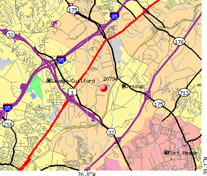 20794 Zip Code (Jessup, Maryland) Profile - homes, apartments, schools ...