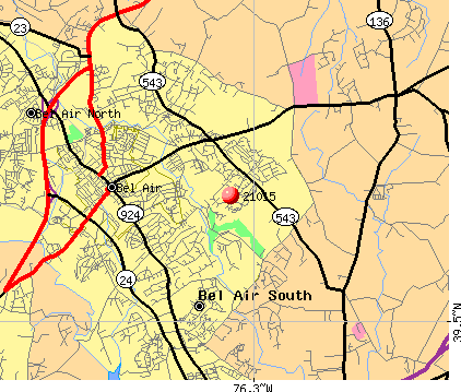21015 Zip Code (Bel Air South, Maryland) Profile - homes, apartments ...