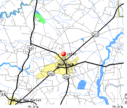 21643 Zip Code (Hurlock, Maryland) Profile - homes, apartments, schools ...