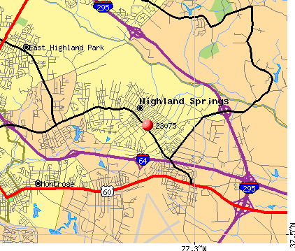 23075 Zip Code (Highland Springs, Virginia) Profile - homes, apartments ...