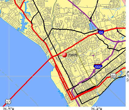 23605 Zip Code (Newport News, Virginia) Profile - homes, apartments ...