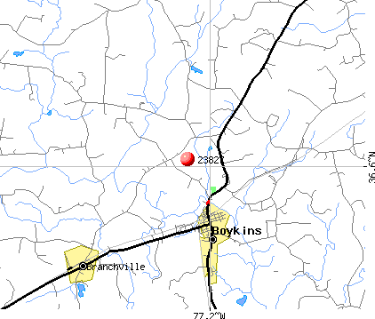 23827 Zip Code (Boykins, Virginia) Profile - homes, apartments, schools ...