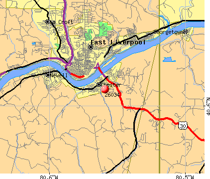 26034 Zip Code (Chester, West Virginia) Profile - homes, apartments ...