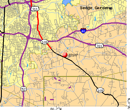 27107 Zip Code (Winston-Salem, North Carolina) Profile - homes ...