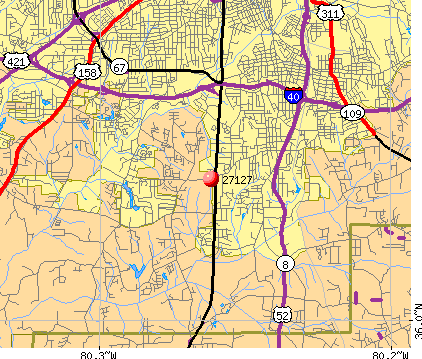 27127 Zip Code (Winston-Salem, North Carolina) Profile - homes ...