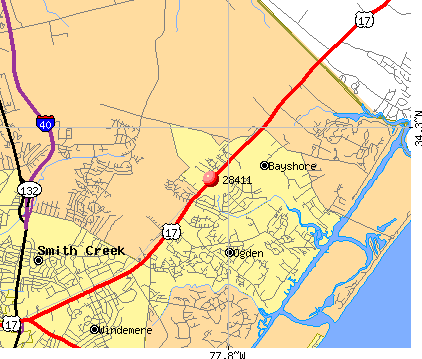 28411 Zip Code (Murraysville, North Carolina) Profile - homes ...