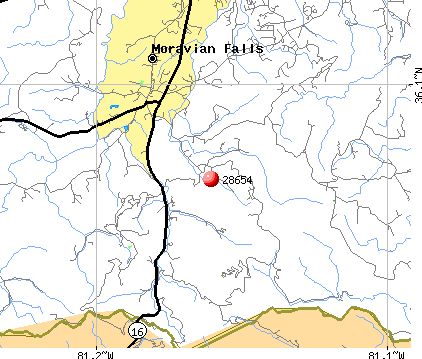 28654 Zip Code (Moravian Falls, North Carolina) Profile - homes ...