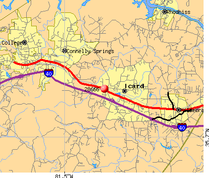 28666 Zip Code (Icard, North Carolina) Profile - homes, apartments ...