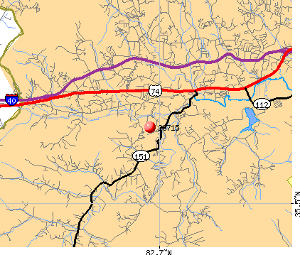 Asheville North Carolina Zip Code Map - United States Map