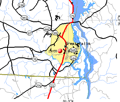 29055 Zip Code (Great Falls, South Carolina) Profile - homes ...