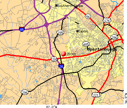 29301 Zip Code (Spartanburg, South Carolina) Profile - homes ...