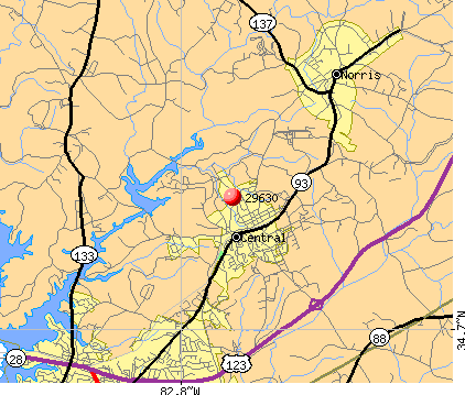 29630 Zip Code (Central, South Carolina) Profile - homes, apartments ...