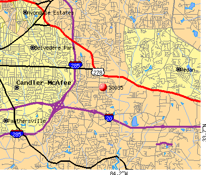 30035 Zip Code (Redan, Georgia) Profile - homes, apartments, schools ...