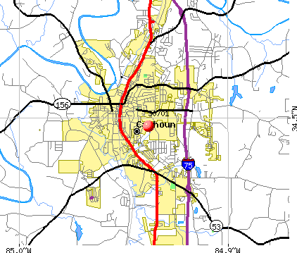 30701 Zip Code (Calhoun, Georgia) Profile - homes, apartments, schools ...