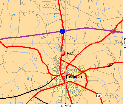 30824 Zip Code (Thomson, Georgia) Profile - homes, apartments, schools ...