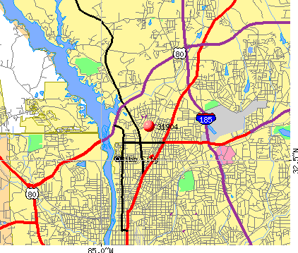 Columbus Ms Zip Code Map - Map