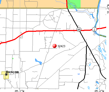 32423 Zip Code (Bascom, Florida) Profile - homes, apartments, schools ...