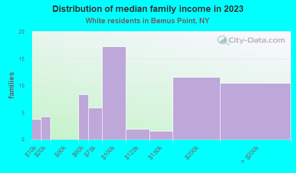 Bemus Point, New York (NY) income map, earnings map, and wages data