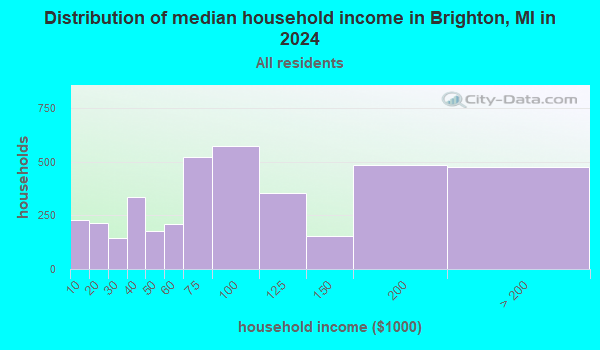 Brighton, Michigan (MI 48114, 48116) profile: population, maps, real ...