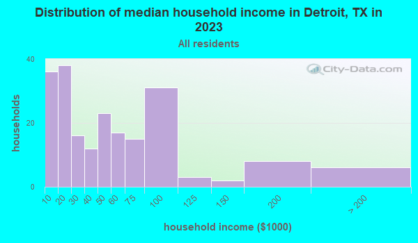Detroit, Texas (TX 75436) profile: population, maps, real estate ...