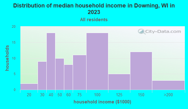 Downing, Wisconsin (WI 54734) profile: population, maps, real estate ...