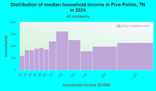 Five Points, Tennessee (TN 38457) profile: population, maps, real ...
