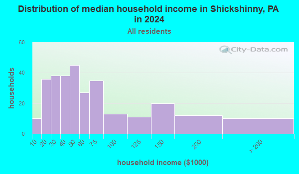 Shickshinny, Pennsylvania (PA 18655) profile: population, maps, real ...