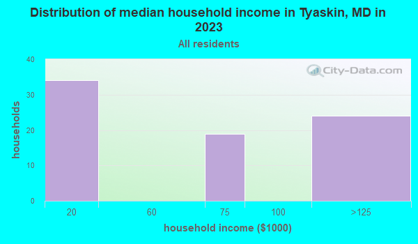 Tyaskin, Maryland (MD) profile: population, maps, real estate, averages ...